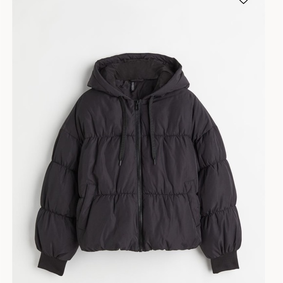 H&M | Jackets & Coats | Hm Black Puffer Jacket | Poshmark